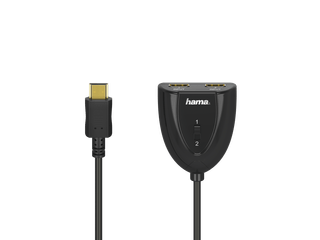 Hama 205161 FIC HDMI adapter, aranyozott, 2 bemenet - 1 kimenet