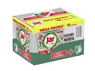 Jar Platinum Plus Lemon mosogatógép tabletta box, 70 db