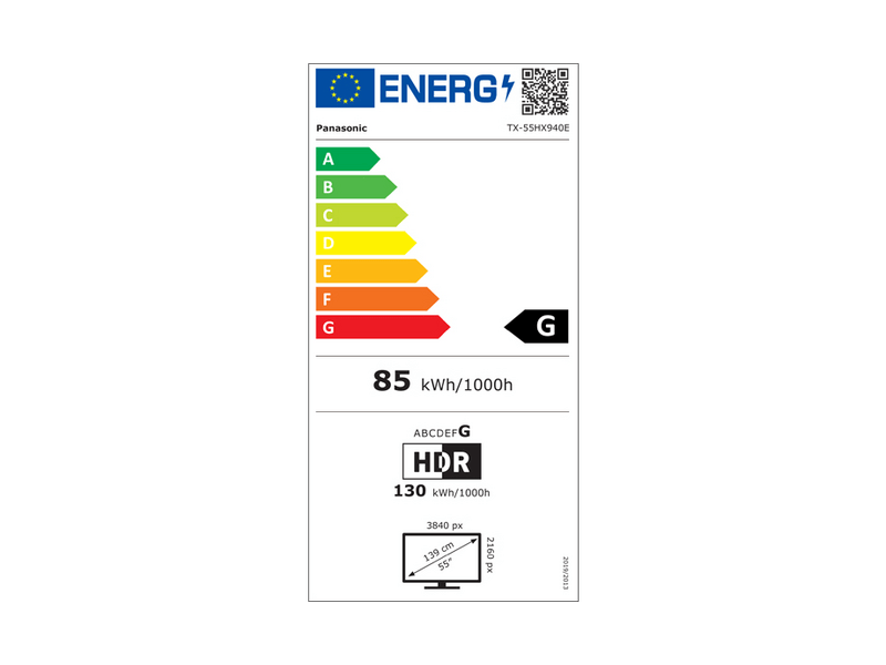 Panasonic TX-55HX940E 4K Ultra HD Smart LED Tv